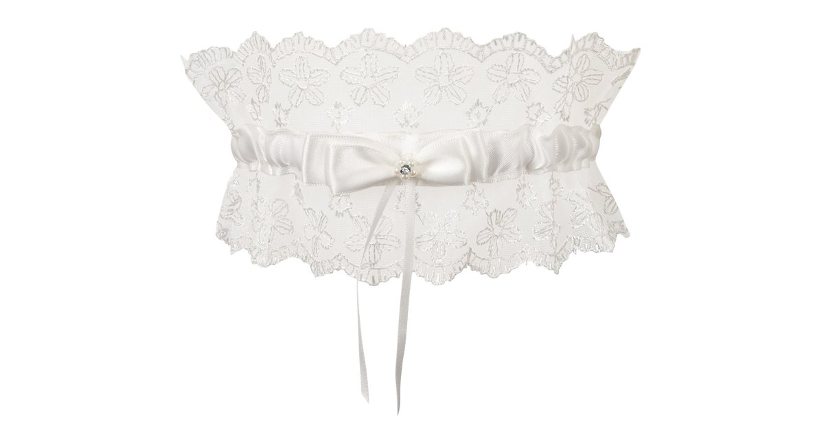 Cottelli Lingerie embroidered garter - SEXYSTYLE.eu
