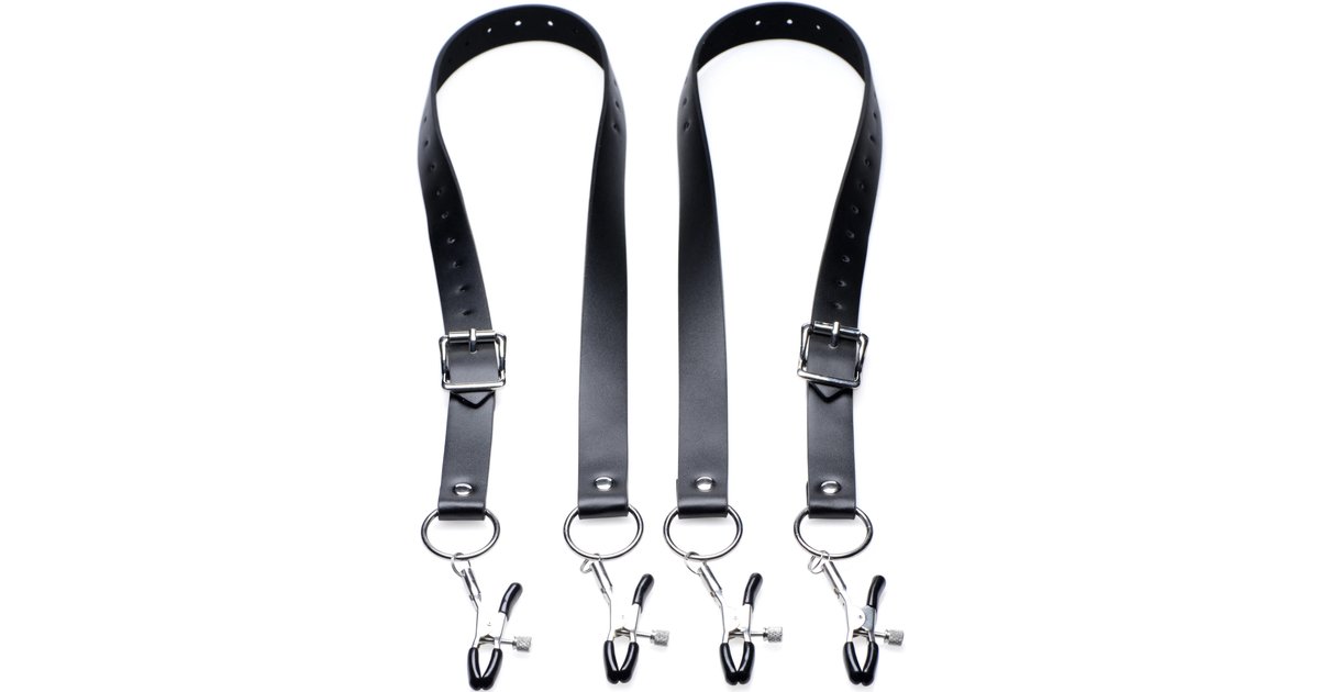 Master Series Labia Spreader Straps With Clamps - SEXYSTYLE.eu