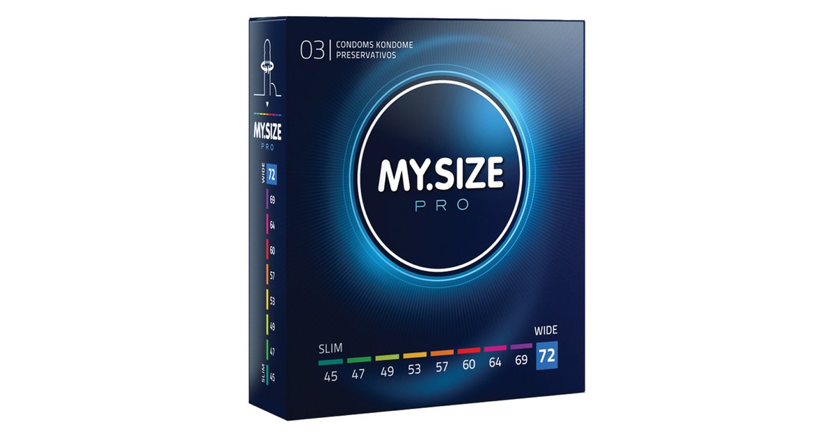 MY.SIZE pro condoms (3 pcs) - SEXYSTYLE.eu