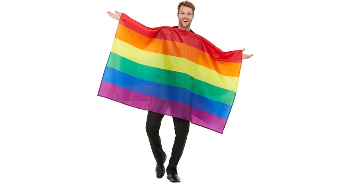 Rainbow Pride LGBT flag poncho - SEXYSTYLE.eu