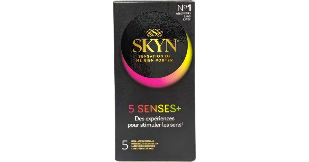 SKYN 5 Senses+ condoms (5 pcs) - SEXYSTYLE.eu