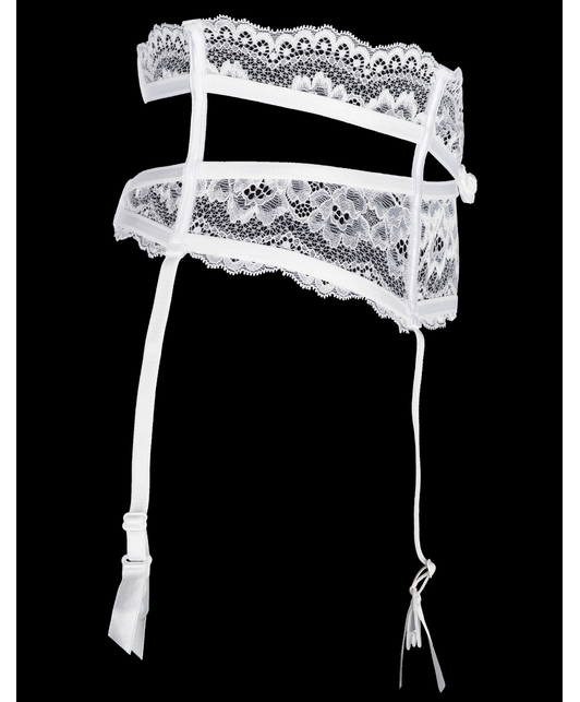 Axami Sexy Angelic white garter belt - SexyStyle.eu