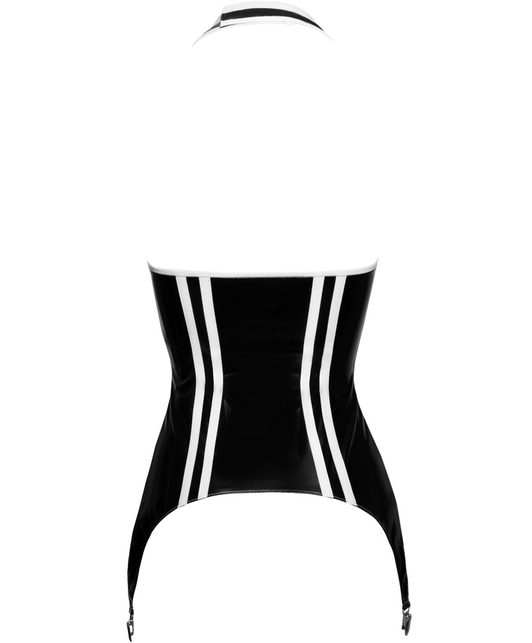 Black Level black & white vinyl bacque - SexyStyle.eu