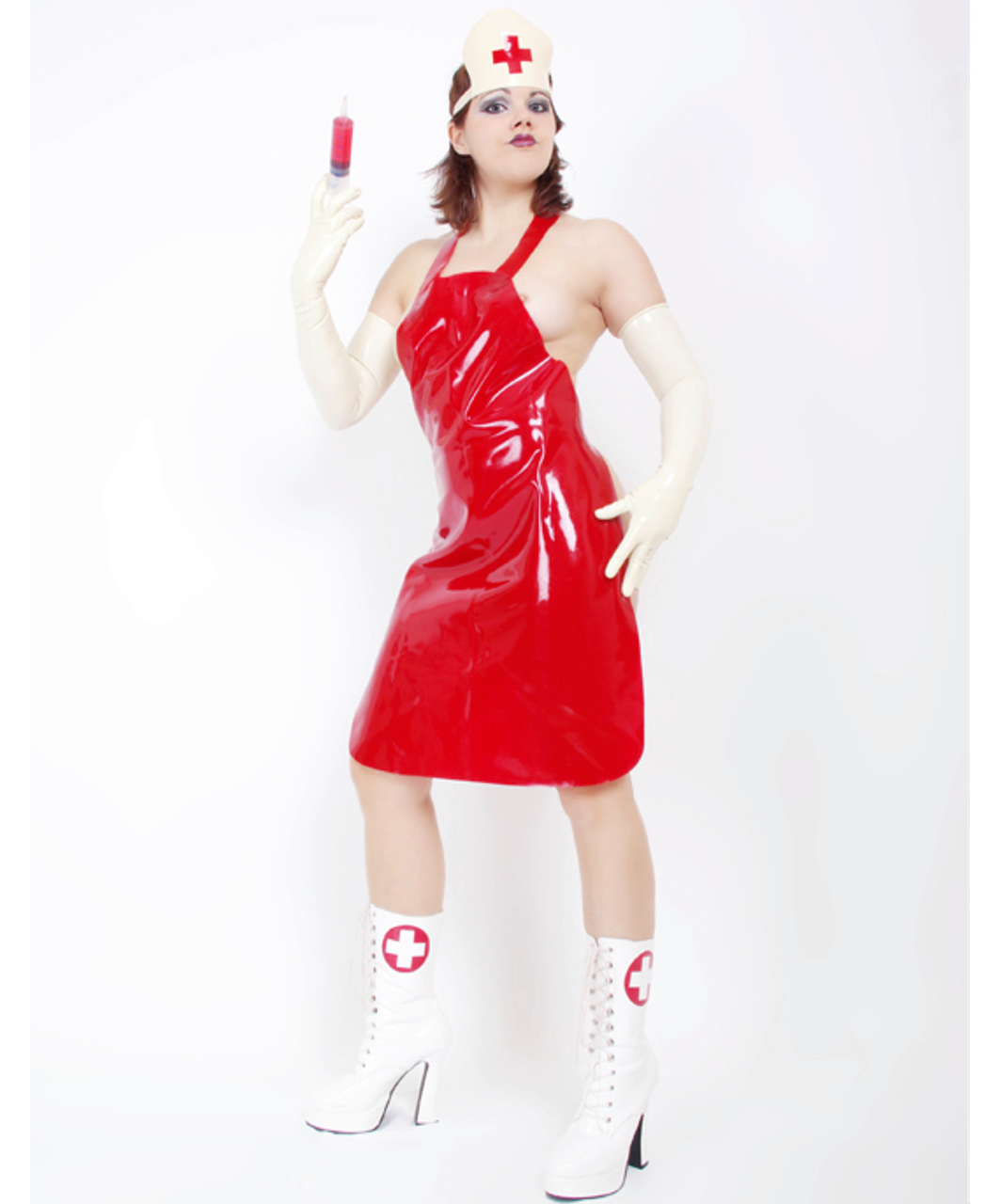 Latexa латексный фартук медсестры - SEXYSTYLE.eu