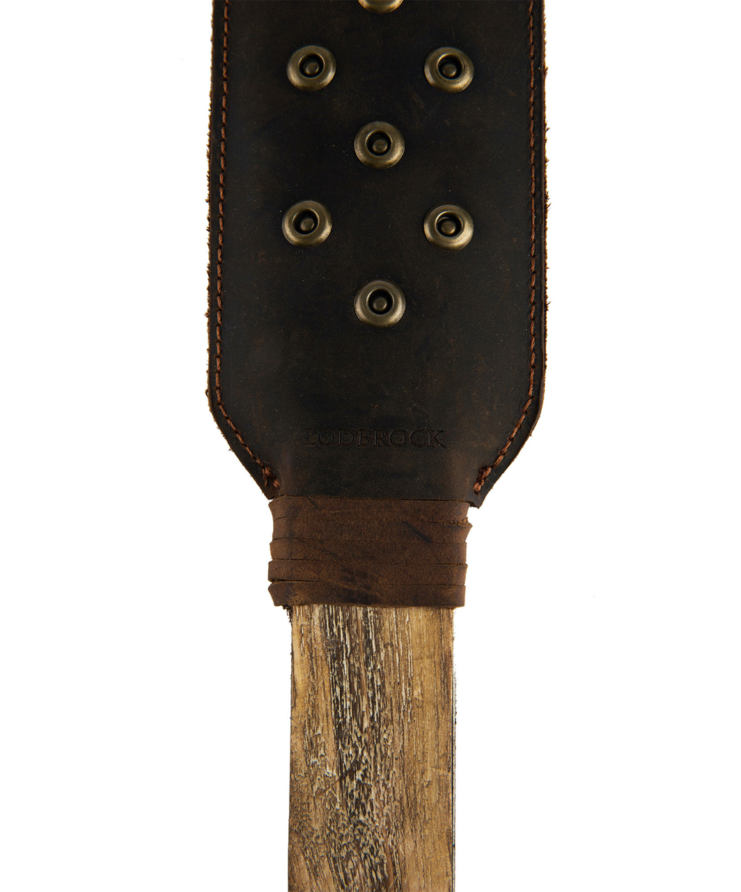 LODBROCK brown leather paddle - SEXYSTYLE.eu