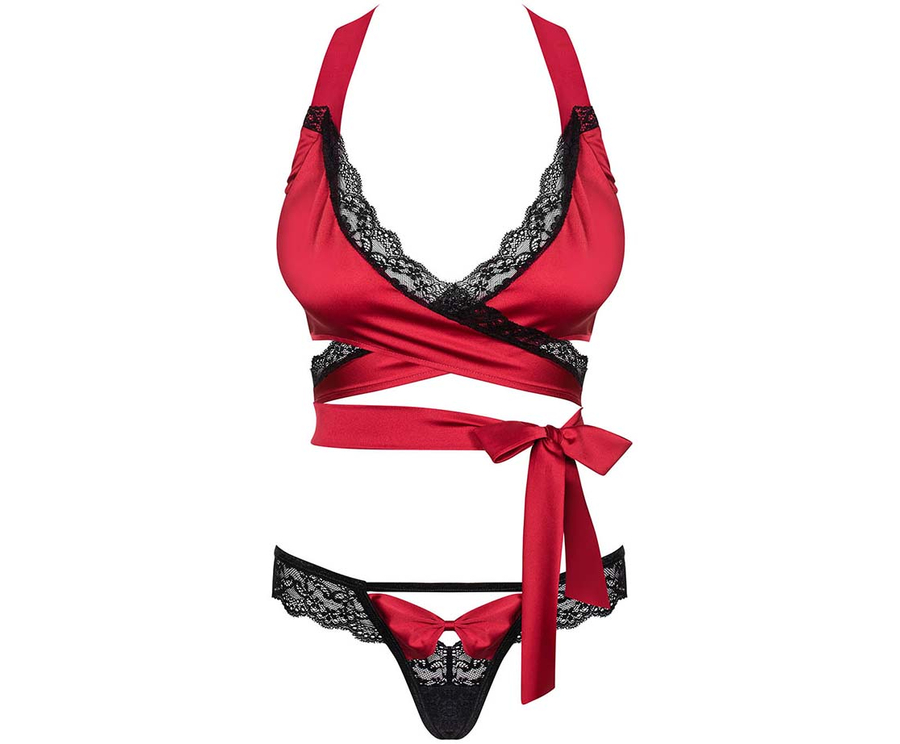 Obsessive Sensuelia Red Lingerie Set Sexystyle Eu