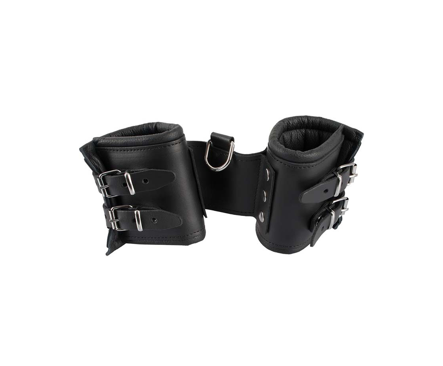 Zado Extra Wide Leather Handcuffs - SexyStyle.eu